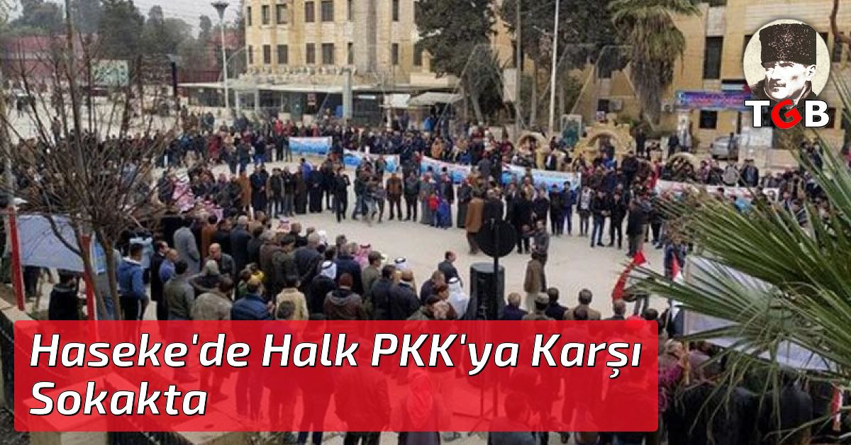 Haseke'de Halk PKK'ya Karşı Sokakta